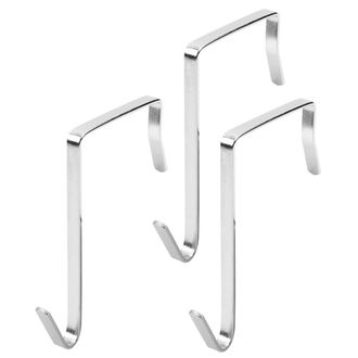 Amosfun 30 St&uuml;ck S-haken Aus Robustem Eisen Vielseitige Kleider Und K&uuml;chenhaken Zum Sicheren Aufh&auml;ngen Von M&auml;nteln Taschen Und Schmuck Silberfarbene Kabinenha