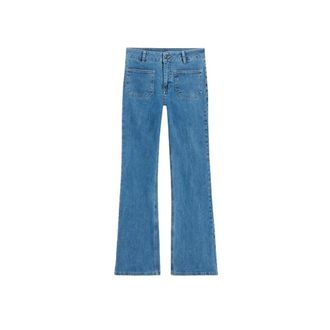 Vanessa Bruno Femme, Jeans, Bleu, Taille: 42 FR Jean Dompay Flare