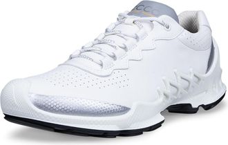 Ecco Biom AEX Herren-Sneaker, Wei&szlig;/Silber-Metallic, Gr&ouml;&szlig;e 45