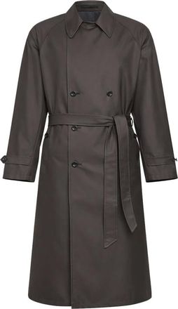Giorgio Armani Homme, Manteaux, Brun, Taille: L Trench Coat