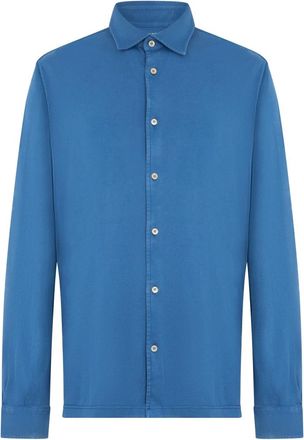 Fedeli Homme, Chemises, Bleu, Taille: 3XL Chemise &agrave; manches longues