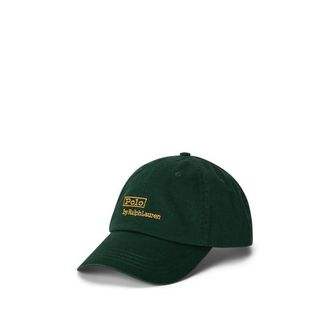 Polo Ralph Lauren Casquette brod&eacute;e en serg&eacute; de coton