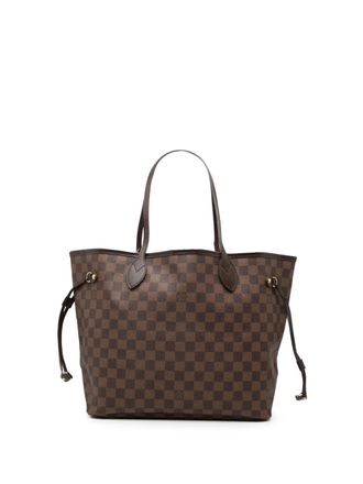 Louis Vuitton 2010 Damier Ebene Neverfull MM tote bag - Braun