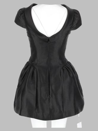 Self Portrait Taffeta Mini Dress - Black