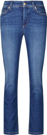 Cambio Cropped Straight-Leg Jeans Piper