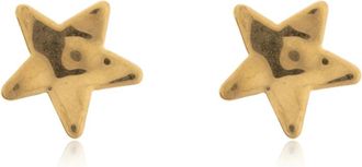 Jil Sander Femme, Accessoires, Jaune, Taille: ONE Size Boucles doreilles en laiton
