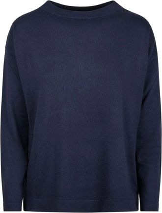 Max Mara Femme, Pulls, Bleu, Taille: 44 FR Pull Ras du Cou
