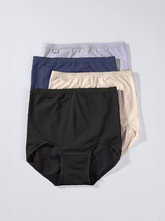 Triumph Maxislip Basic+Maxi C4P im 4er-Set sloggi lila