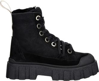 INUIKII Bottines Matilda en laine - Femme - Chaussures - Noir - Taille: 36 EU