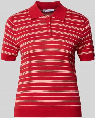 Mango Slim Fit Strick-Poloshirt aus Viskose-Mix Modell POLVITO
