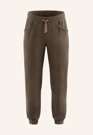HUGO BOSS Casual Hose Edarea Relaxed Fit grau
