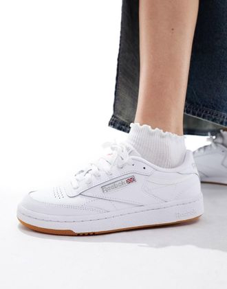 Reebok Club C 85 - Baskets avec semelle en gomme - Blanc