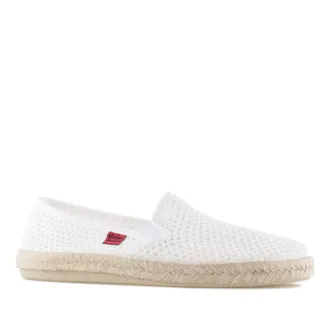 Andres Machado Slipper f&uuml;r Damen und Herren - AM500 - Mokassins f&uuml;r den Sommer - Unisex Hausschuhe - Espadrilles aus Leinen mit Rutschfester Gummisohle und Jute - Ne