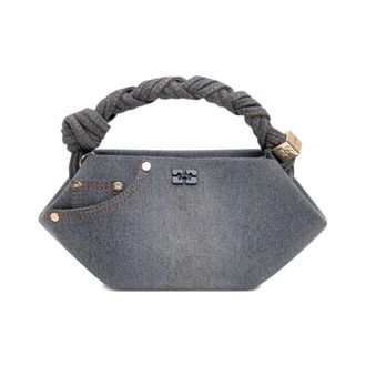 Ganni Femme, Sacs, Gris, Taille: ONE Size Mini Sac Bou