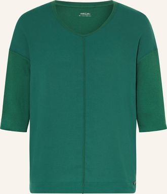 Marc Cain Blusenshirt Im Materialmix Mit 3/4-Arm gruen