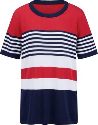 Emilia Lay Rundhals-Pullover 1/2 Arm Emilia Lay weiss