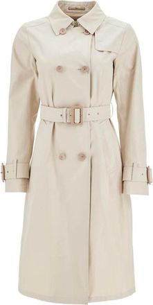 Herno Femme, Manteaux, Beige, Taille: 38 FR Trench-coat en Delon et Monogramme