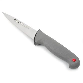 Arcos Couteau de Boucher Professionnel - Lame Acier Inoxydable NITRUM 13 cm - Manche Ergonomique Antid&eacute;rapant - Pour Viande - S&eacute;rie Colour Prof