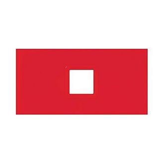 MSV Farbplatten, Rot, PVC