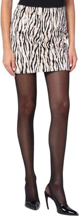 Rotate Rotate Birger Christensen, Femme, Jupes, Multicolore, Taille: 34 FR Jupe Imprim&eacute;e en Fausse Fourrure