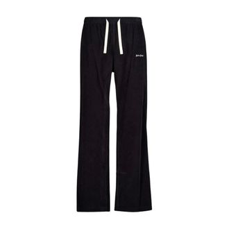 Palm Angels Homme, Pantalons, Noir, Taille: L Travel Classic Logo Cord Pants