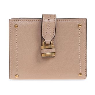 Chloé Femme, Accessoires, Rose, Taille: ONE Size Paddington Leather Wallet