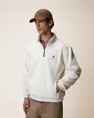 Faguo Pull polaire &eacute;cru