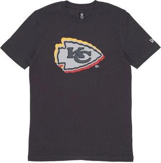 New Era Kansas City Chiefs Fu&szlig;ball Tee - - Tops - Herren - Grau - XL