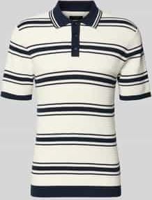 Mc Neal Slim Fit Poloshirt in Strick-Optik