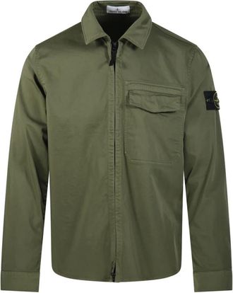 Stone Island Homme, Vestes, Vert, Taille: M Surchemise