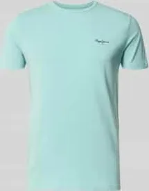 Pepe Jeans London Slim Fit T-Shirt aus Baumwoll-Mix Modell ORIGINAL BASIC 3N
