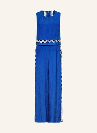 Phase Eight Jumpsuit Aubrey Mit Plissees Und Spitze blau