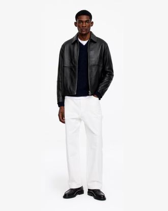 Arket Lederjacke -Schwarz