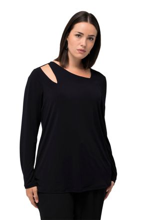 Ulla Popken Damen, große Größen, Shirt mit Cut-Out