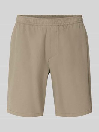 HUGO BOSS Regular Fit Sport-Shorts mit Label Print Modell TREVOL