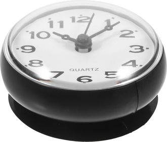 BESPORTBLE wasserdichte Badezimmeruhr mit Saugnapf Ger&auml;uschlos Einfache Montage Geeignet f&uuml;r Fliesen Spiegel K&uuml;che und Pool Dekorative Vintage Wanduhr f&uuml;r Feucht