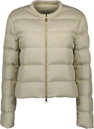 Moncler Femme, Vestes, Beige, Taille: 42 FR Mauvezin Down Jacket