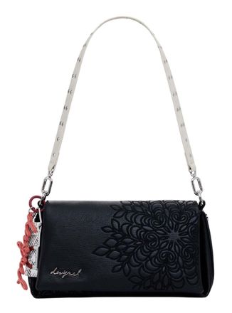 Desigual Schultertasche Umh&auml;ngetasche Sierra Naron Flap Bag Black schwarz