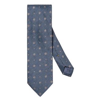 Eton Seidenleinenkrawatte mit Blumenmuster - - Accessories - Herren - Blau - ONE SIZE