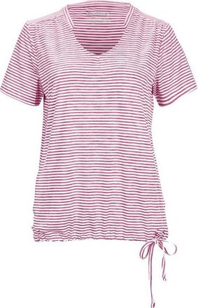 Killtec T-Shirt WMN TSHRT F Gestreiftes, schnelltrocknendes Funktionsshirt mit verstellbarem Saum