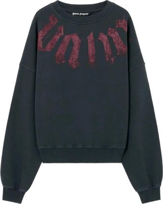 Palm Angels Homme, Sweatshirts et sweats &agrave; capuche, Noir, Taille: XL SweaT-shirt