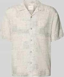 Calvin Klein Relaxed Fit Freizeithemd aus Leinen-Lyocell-Mix