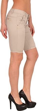 ESRA Pantacourt Femme Jean Capri Pantalon Jeans pour Femmes H11