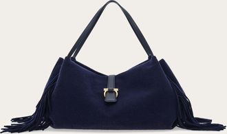 Ferragamo Damen Totebag (L) Blau