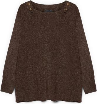 Fiorella Rubino Damen, Strickwaren, Braun, XSGr&ouml;&szlig;e