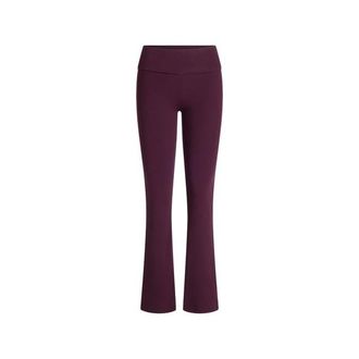 SKIMS Pantalon boot-cut en coton m&eacute;lang&eacute;