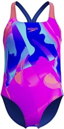 Speedo Kinder Schwimmanzug Girls Digital Allover Powerback