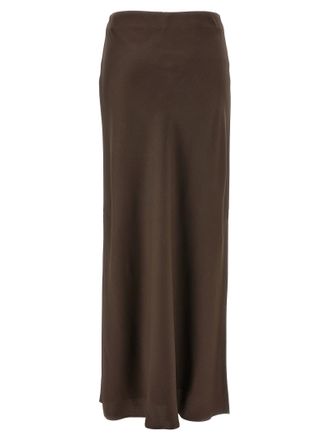 Brunello Cucinelli Womens Brown Acetate Mini Skirt