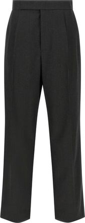 Fear of God Homme, Pantalons, Noir, Taille: M Pantalon Droit en Laine