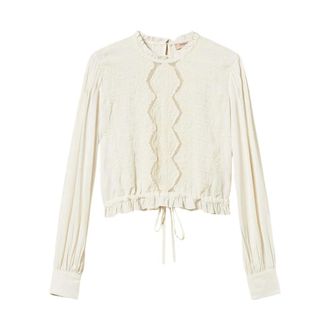 Twinset Femme, Blouses et Chemises, Blanc, Taille: 44 FR Blouse